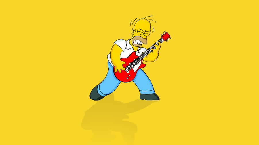 Bart Simpson Flying Into A Trippy World. Wallpaper | WallpapersOK