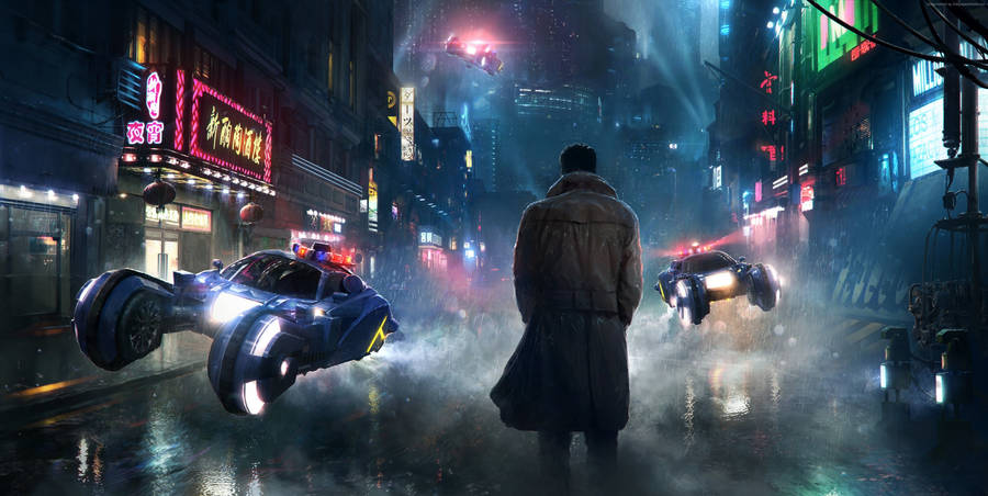 Spinners In Blade Runner 2049 4k Wallpaper | WallpapersOK